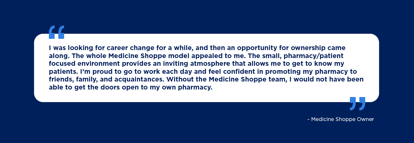 Franchise Opportunities - Medicine Shoppe